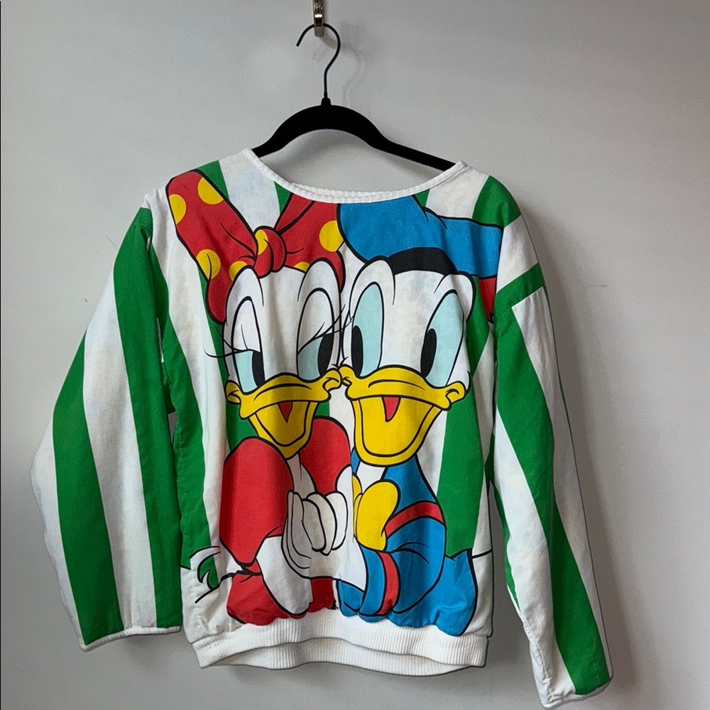 Vintage Disney Daisy And Donald Duck Crewneck (Revers… - Gem